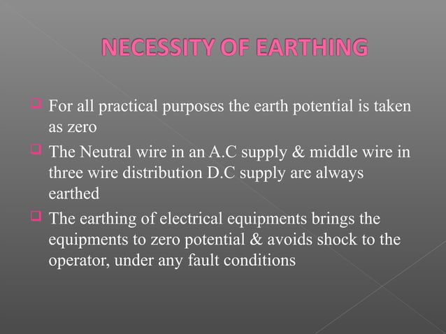 Safety Precautions Earthing | PPT | Science