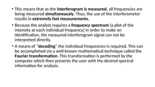 FTIR Analysis for the desired materials pptx | PPTX | Chemistry | Science