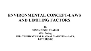 Invironment concept -LOW IN LIMITING FACTOR.pdf | Biological Sciences ...