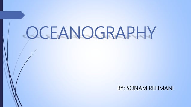 Oceanography | PPTX