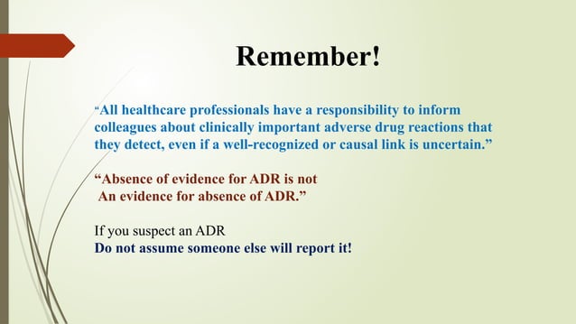 Methods, ADR reporting and Tools used in Pharmacovigilance | PPTX