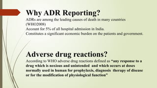 Methods, ADR reporting and Tools used in Pharmacovigilance | PPTX