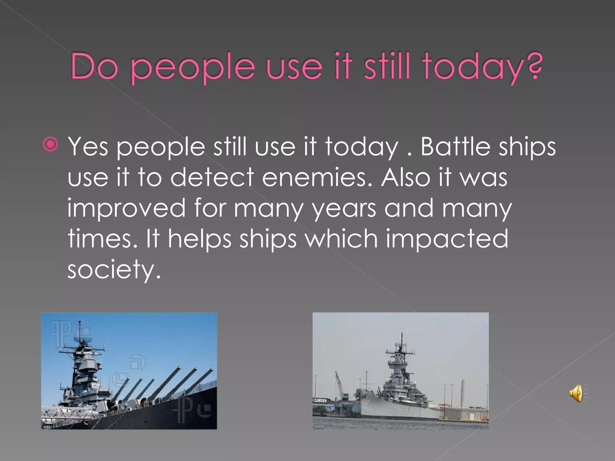 Sonar | PPT | Technology & Computing