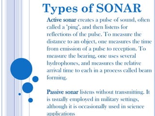 Sonar | PPT