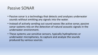 Presentation of Introduction to basics of SONAR.pptx