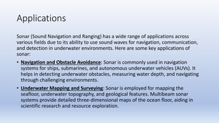 Presentation of Introduction to basics of SONAR.pptx