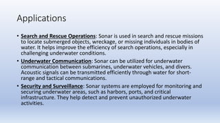 Presentation of Introduction to basics of SONAR.pptx