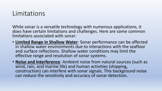 Presentation of Introduction to basics of SONAR.pptx
