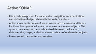 Presentation of Introduction to basics of SONAR.pptx