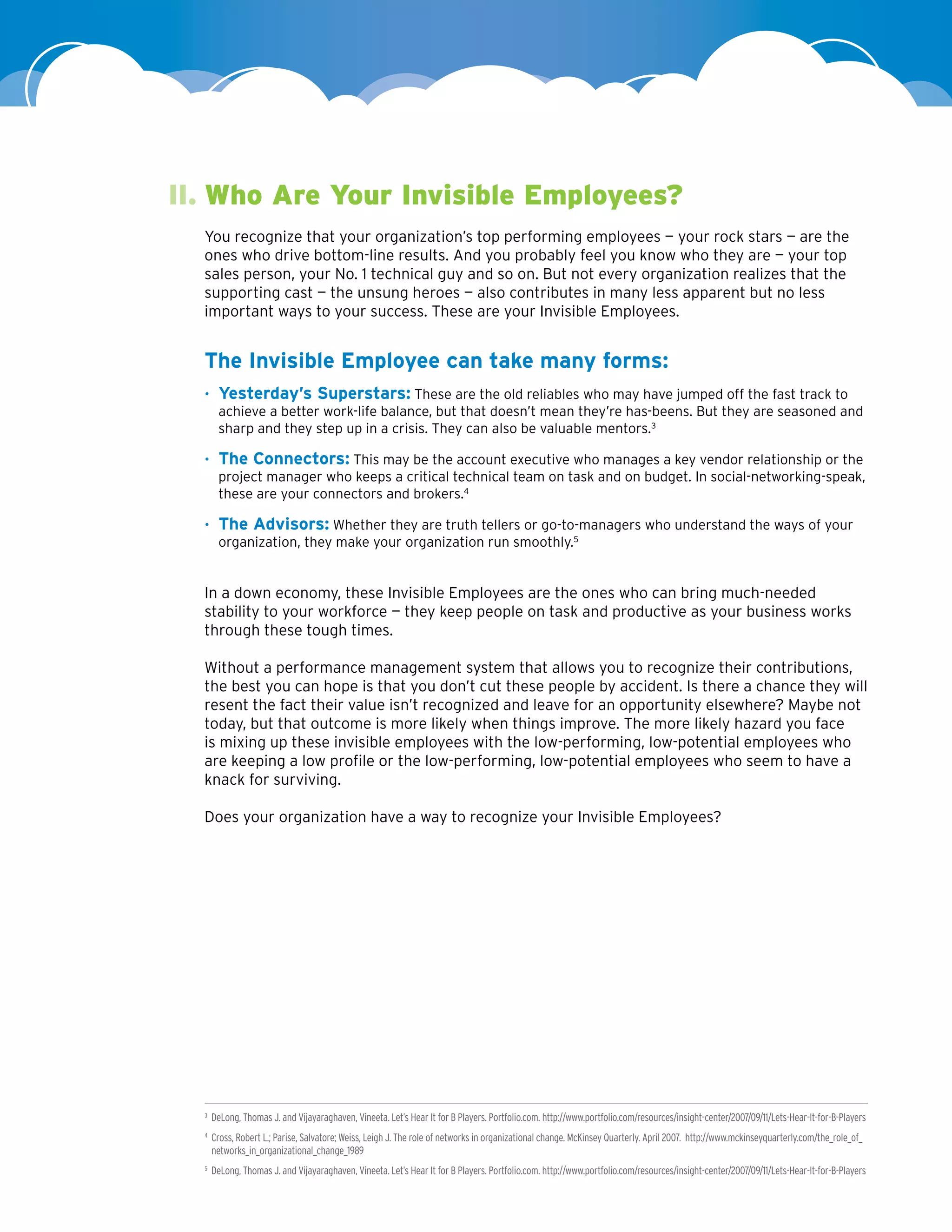 Sonar6 Invisible Employee | PDF | Resume Writing and Advice | Job Search