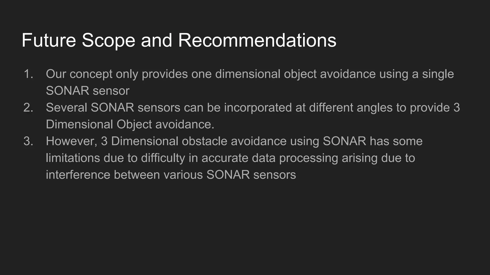 Sonar based obstacle avoidance for UAVs | PDF