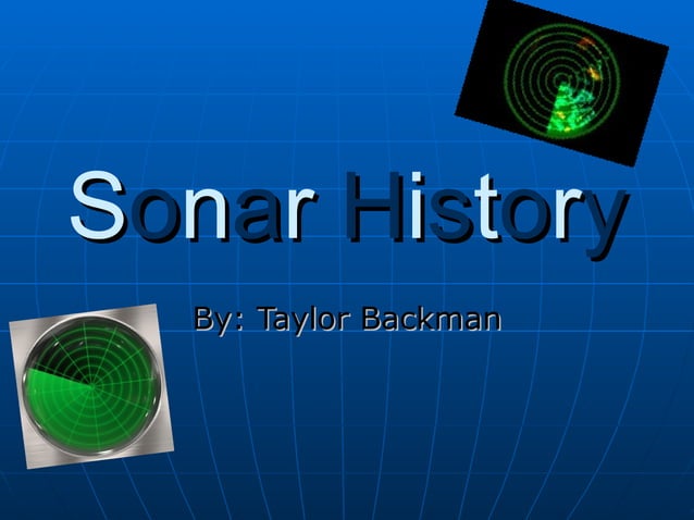 Sonar history | PPT