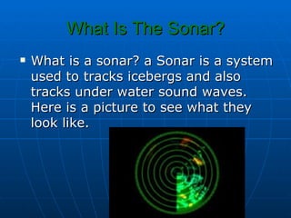 Sonar history | PPT