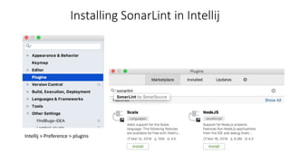 Static Analysis with Sonarlint | PPTX