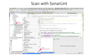 Static Analysis with Sonarlint | PPTX
