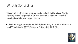 Sonarlint | PPTX