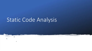 SonarQube: Continuous Code Inspection | PPTX