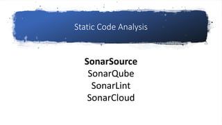 SonarQube: Continuous Code Inspection | PPTX