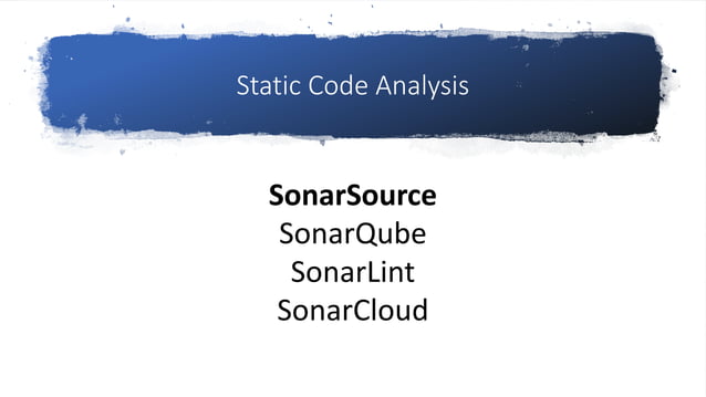 SonarQube: Continuous Code Inspection | PPTX