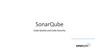 Sonar qube | PPTX