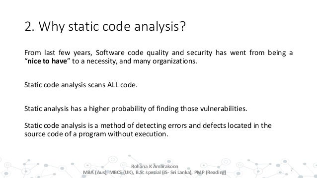 What is Static Code Analysis & Tools