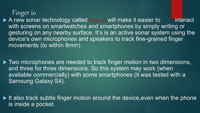 Sonar technology ppt | PPTX