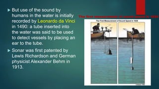 Sonar technology ppt | PPTX