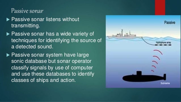 Sonar technology ppt