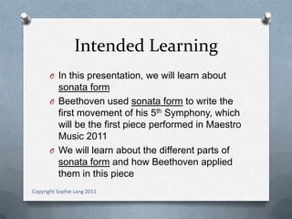 Sonata form | PPTX