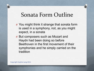Sonata form | PPTX
