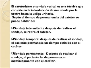 Sondaje vesical | PPT