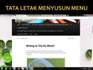 WRITING TO THE SO WHAT ?? | PPTX