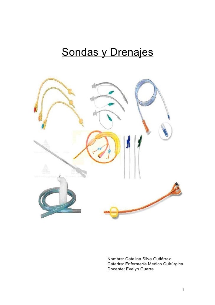 Sondas Y Drenajes