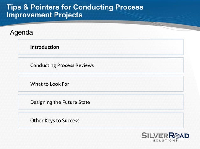 Tips and Pointers for Conducting Process Improvement Projects in HR | PPT