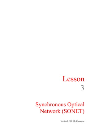 SONET.pdf | Computer Networking | Computing