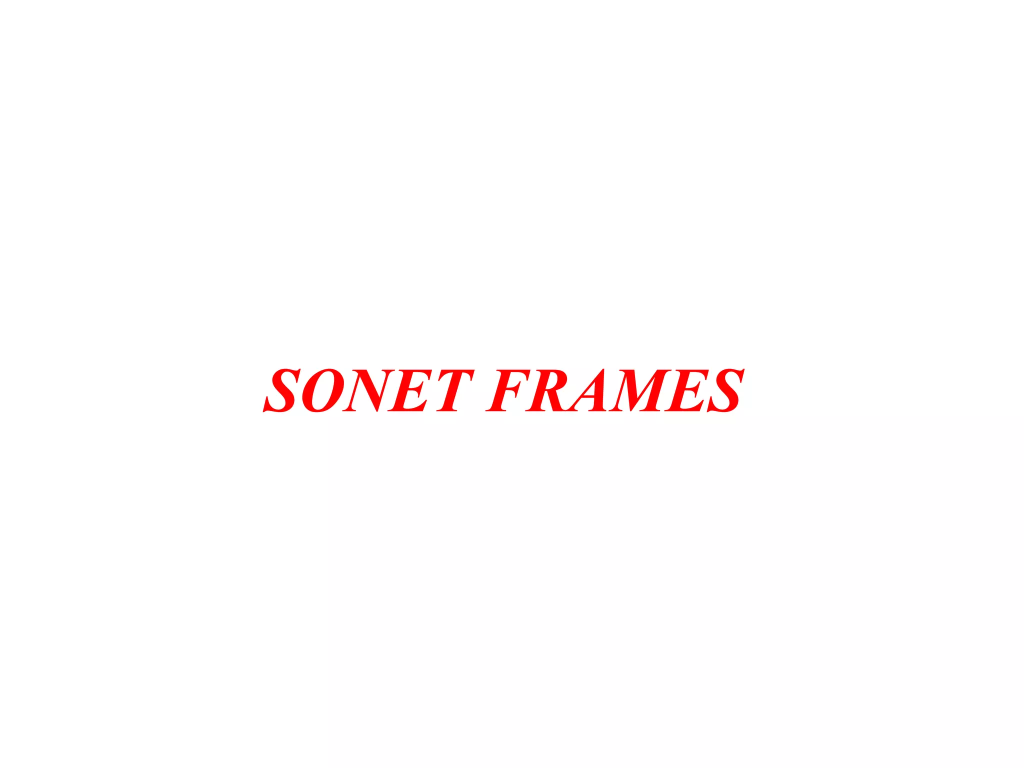 Synchronous optical networking (SONET) | PDF