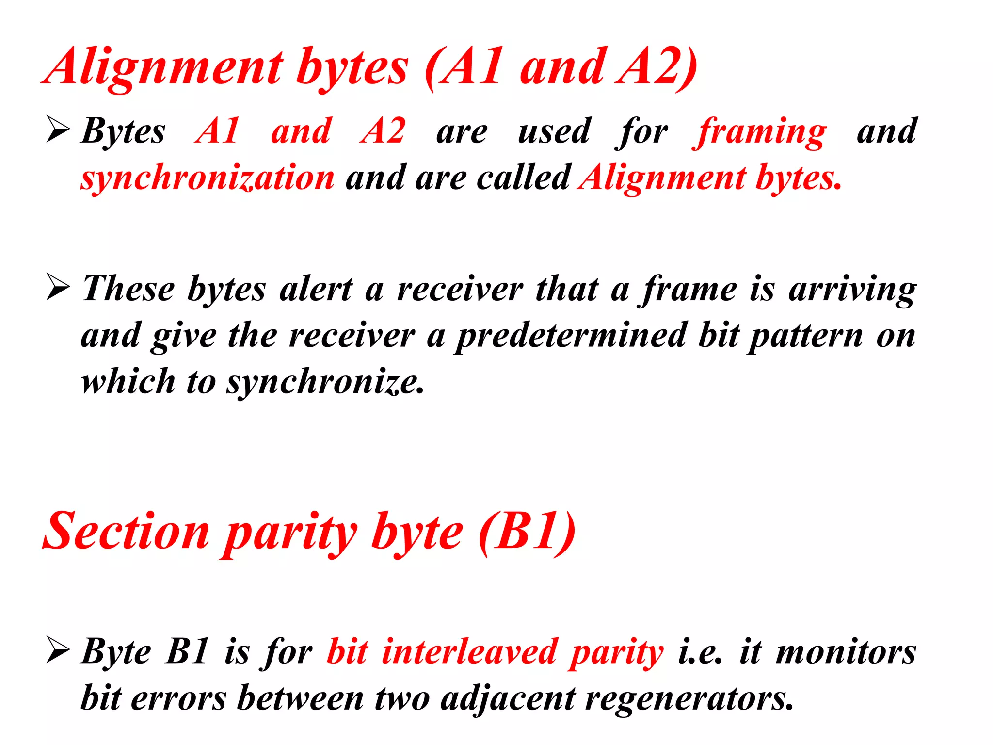 Synchronous optical networking (SONET) | PDF