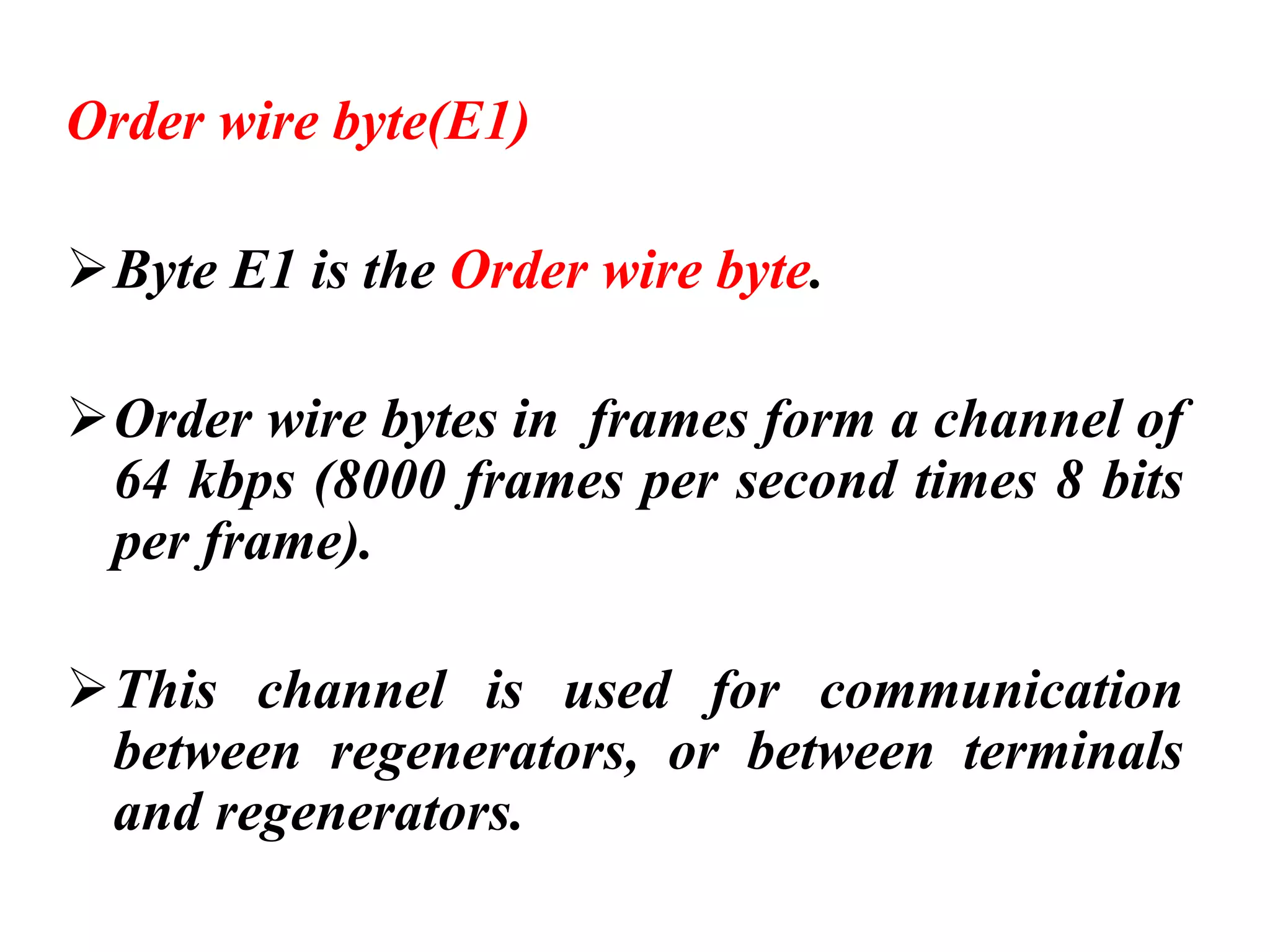 Synchronous optical networking (SONET) | PDF