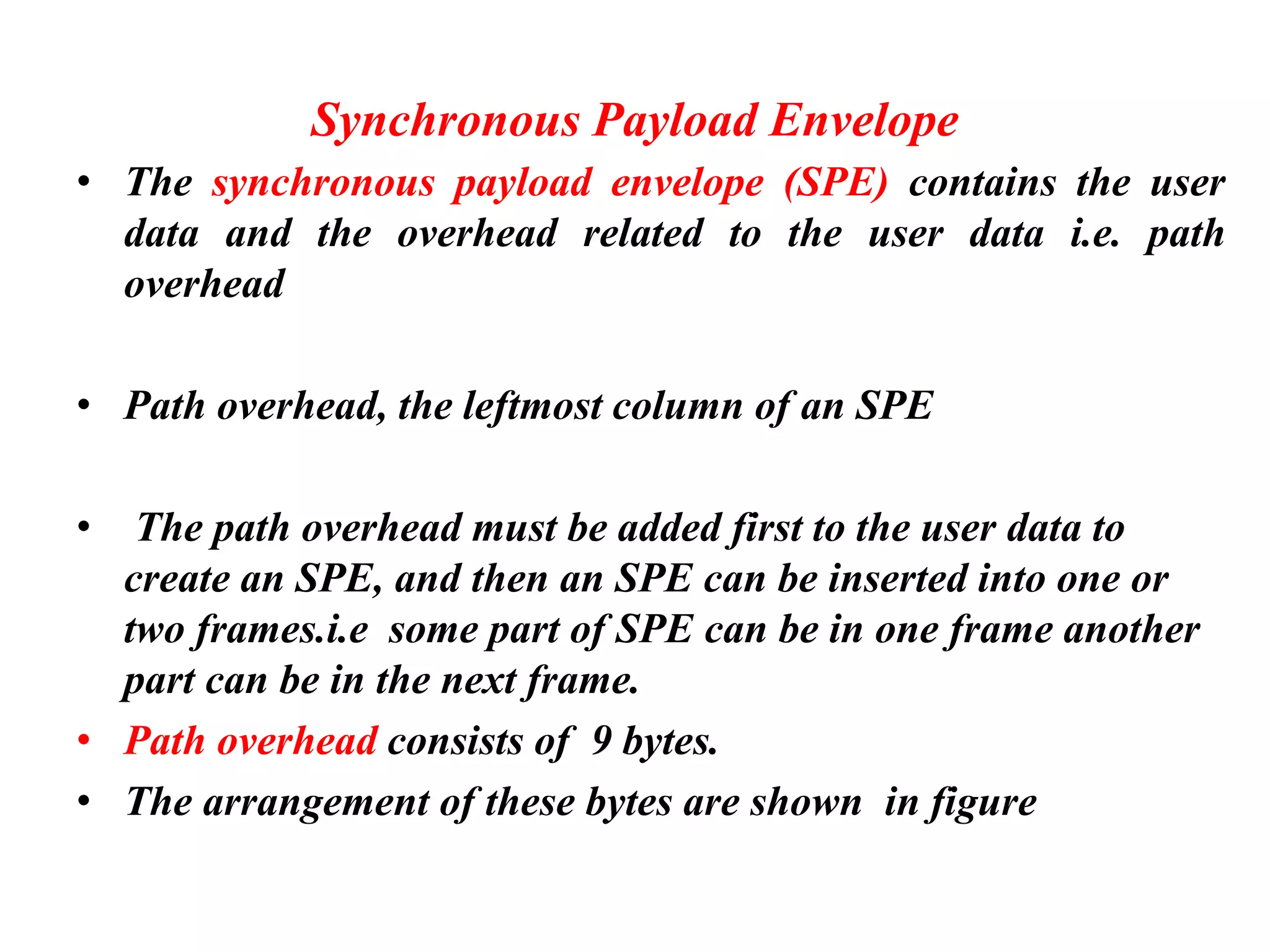 Synchronous optical networking (SONET) | PDF