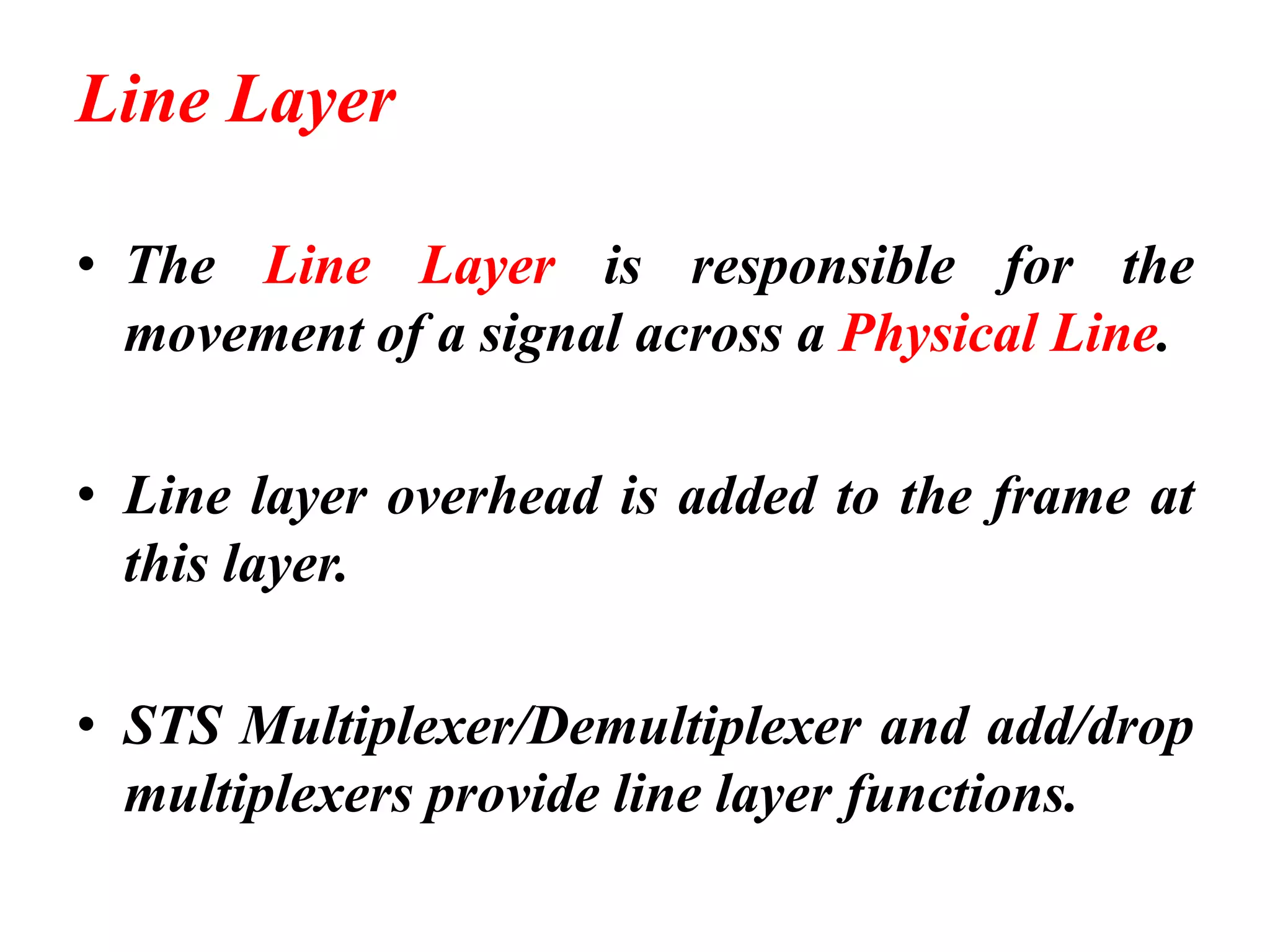 Synchronous optical networking (SONET) | PDF
