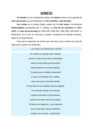 Soneto | PDF