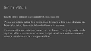 Soneto V (Teresa, Jorge, Alba, Adrián, 3º B | PPTX