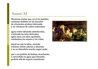 Soneto XI de garcilaso | PDF