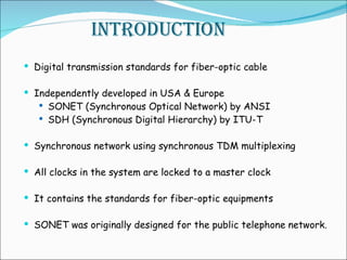 Sonet Sdh Dwdm | PPT
