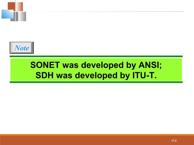 Sonet transmission ppt | PPT