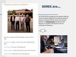 Sonex 2nd DL.org workshop ECDL2010 | PPT