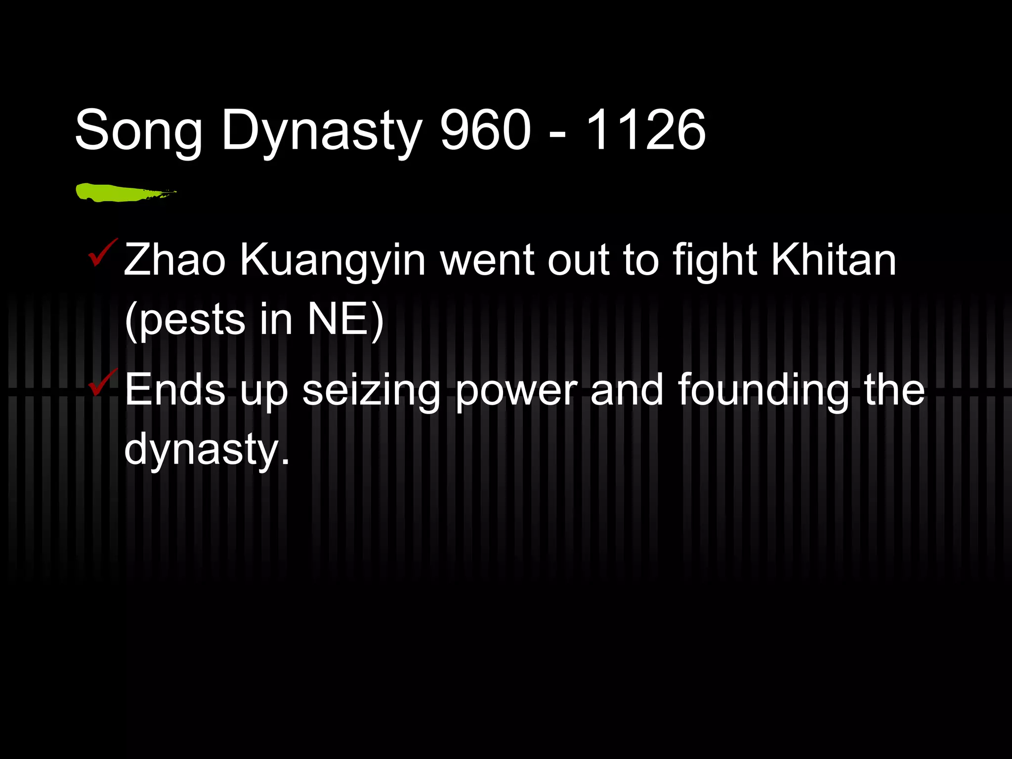 China's Song Dynasty | PPT
