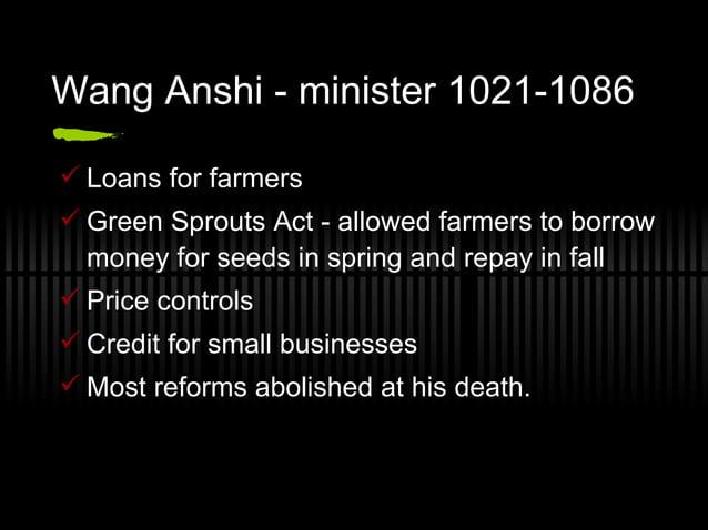 China's Song Dynasty | PPT | Music | Entertainment
