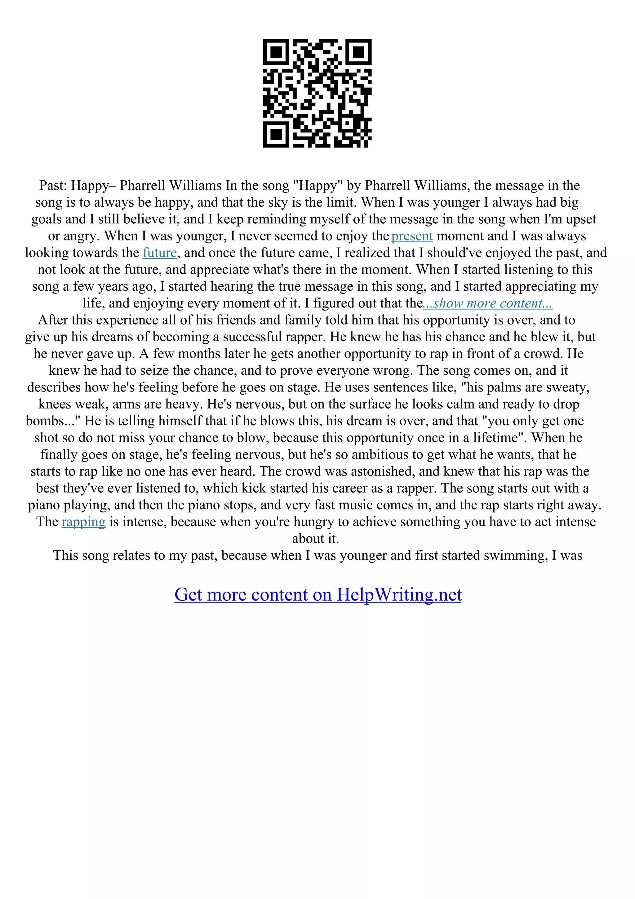 Song Analysis Essay Example | PDF | Hip Hop Music | Music