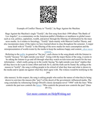 Song Analysis Essay Example | PDF | Hip Hop Music | Music